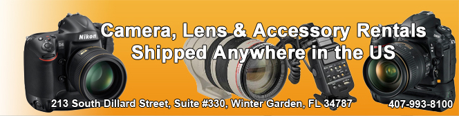 Camera Lens Rental-Canon Lens Rentals-Nikon Camera Lens Rental